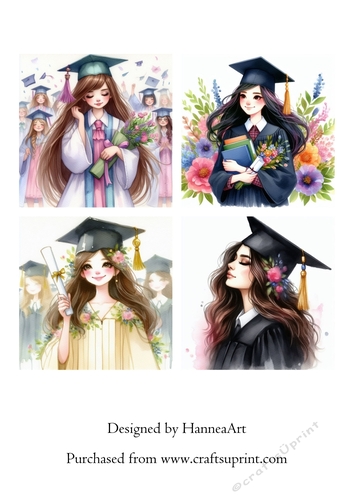 Graduation backgrounds, toppers - CUP1296076_73451 | Craftsuprint