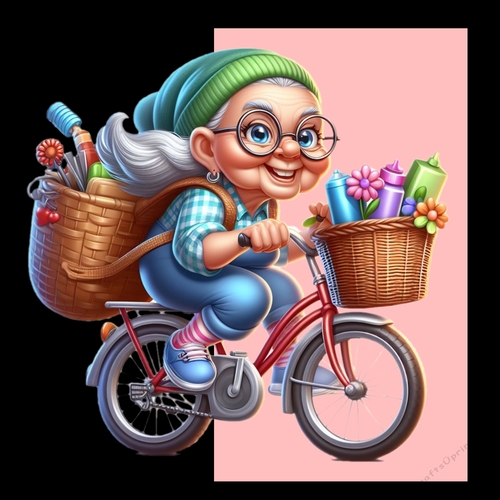 Funny grandma clipart - CUP1297124_73451 | Craftsuprint