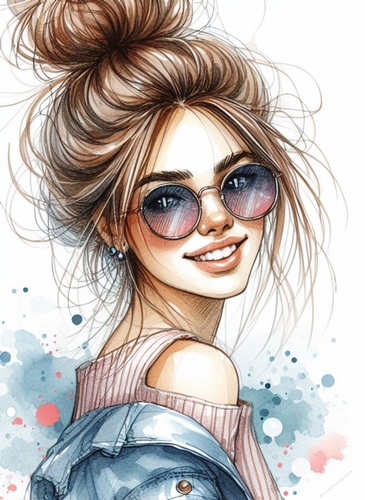A4 girl - CUP1297836_73451 | Craftsuprint