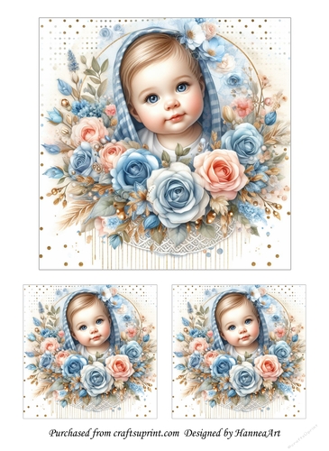 Cute boy topper - CUP1297876_73451 | Craftsuprint