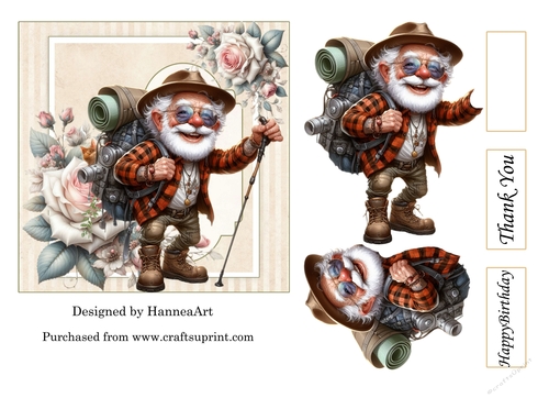 Man card topper, step by step, decoupage, quick card - CUP1298958_73451 ...