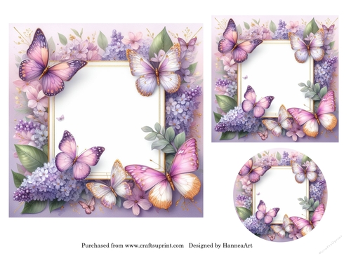 Butterfly card toppers - CUP1299647_73451 | Craftsuprint