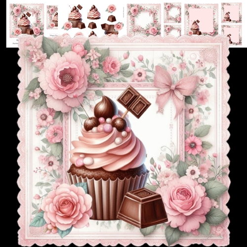Cupcake mini kit - CUP1301075_73451 | Craftsuprint