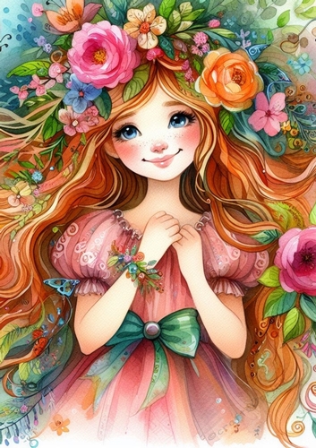 A4 girl - CUP1302558_73451 | Craftsuprint