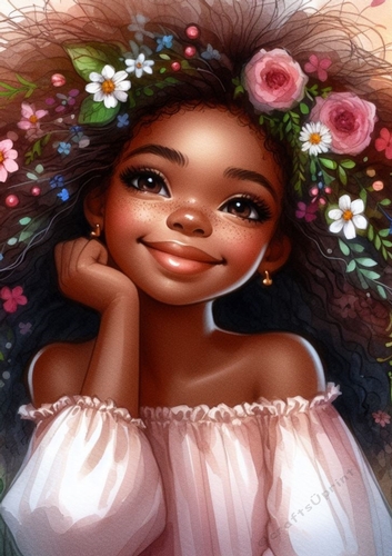 A4 girl - CUP1302560_73451 | Craftsuprint