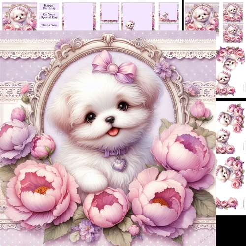 Dog card kit - CUP1304344_73451 | Craftsuprint