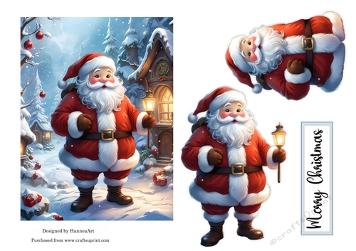 Christmas card topper - CUP1304752_73451 | Craftsuprint