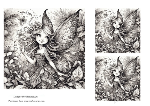 Fairy digital stamps - CUP1304907_73451 | Craftsuprint