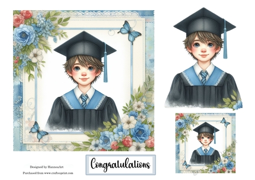 Boy topper - CUP1305344_73451 | Craftsuprint