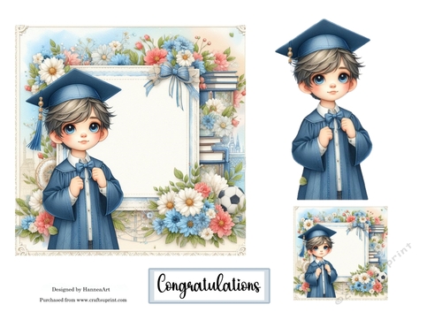 Boy topper - CUP1305346_73451 | Craftsuprint
