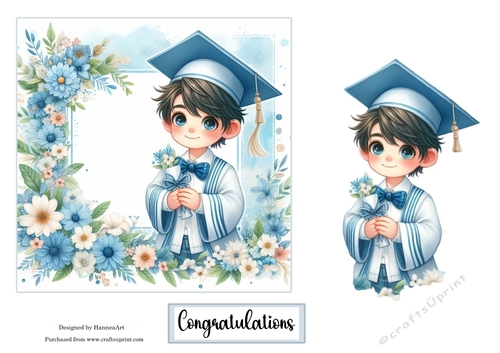 Boy topper - CUP1305347_73451 | Craftsuprint
