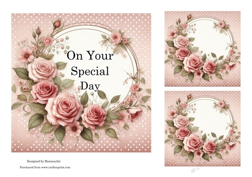 Floral topper - CUP1310240_73451 | Craftsuprint