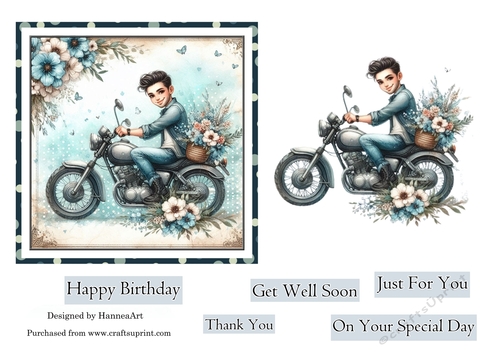 Man topper - CUP1315571_73451 | Craftsuprint