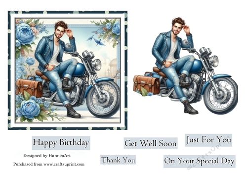 Man topper - CUP1315572_73451 | Craftsuprint