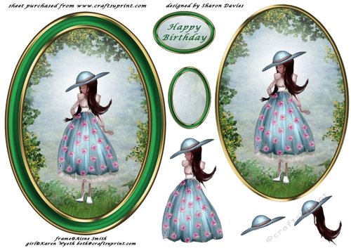 Walk in the breeze step by step - CUP800055_640 | Craftsuprint