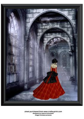 Gothic Walkway Large Card Front - CUP81082_640 | Craftsuprint