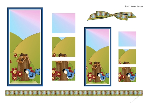 Home Tweet Home Topper Sheet - A4 - Birdhouse - set 2 - CUP1178895_1834 ...