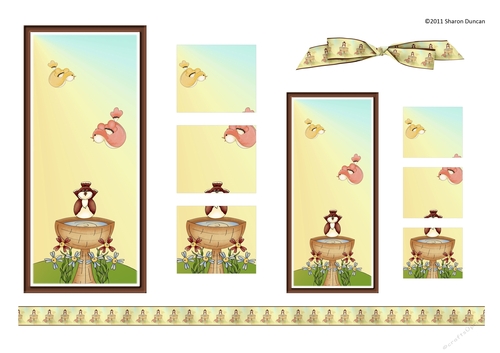 Home Tweet Home Topper Sheet - A4 - Birdbath - set 2 - CUP1178903_1834 ...