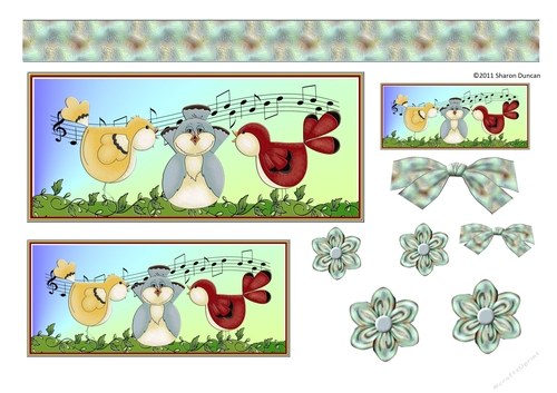 Home Tweet Home Topper Sheet - A4 - Birdsong - set 1 - CUP1178906_1834 ...