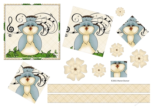 Home Tweet Home Topper Sheet - A4 - Birdsong - set 3 - CUP1178911_1834 ...