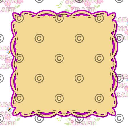 Fancy Square Panel - CUP704169_1834 | Craftsuprint