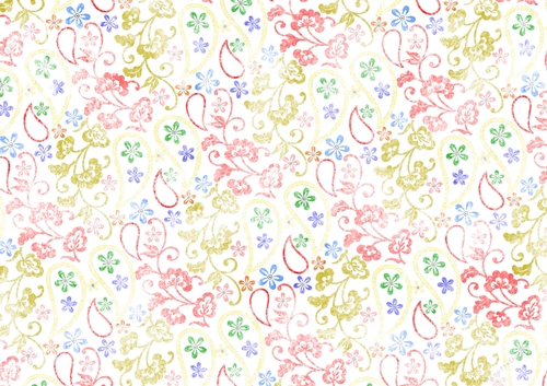 Pretty Paisley Floral A4 Backing Paper - Red - CUP759543_1834 ...