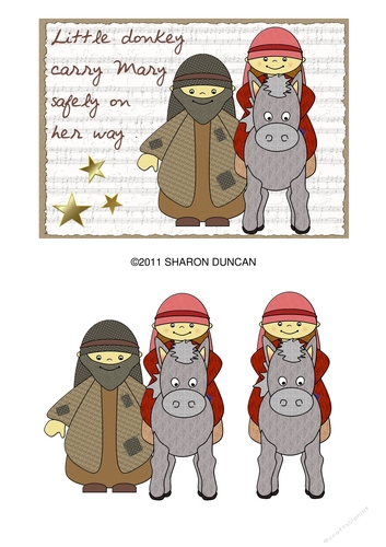 Little Nativity - Little Donkey - CUP787370_1834 | Craftsuprint