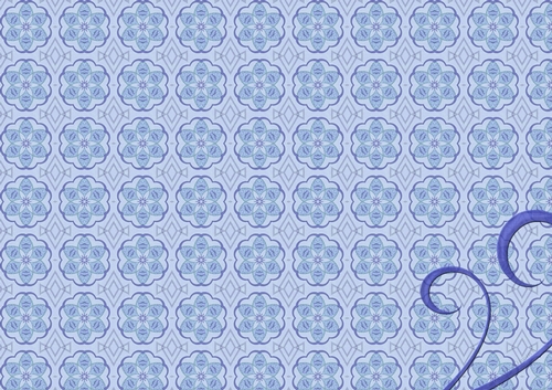 Funky Flower Backing Paper - Blue - CUP877875_1834 | Craftsuprint