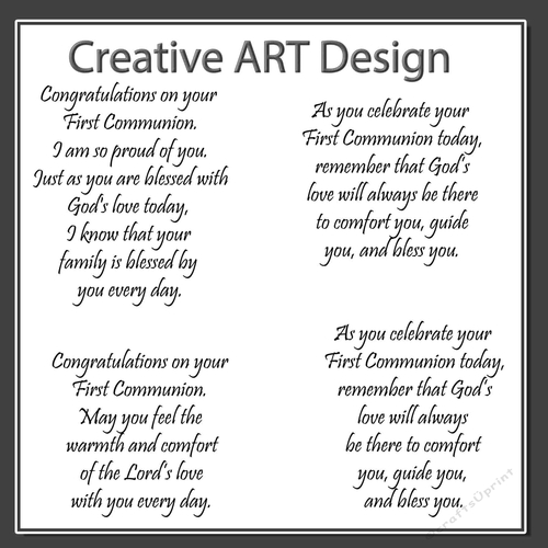 First Communion Verses 1 - CUP1140105_2357 | Craftsuprint