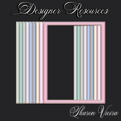 Pretty and Soft Pastels frames 3 - CUP1193945_2357 | Craftsuprint