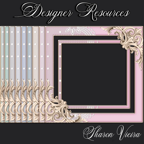 Pretty and Soft Pastels frames 4 - CUP1193947_2357 | Craftsuprint