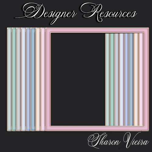 Pretty and Soft Pastels frames 8 - CUP1193954_2357 | Craftsuprint