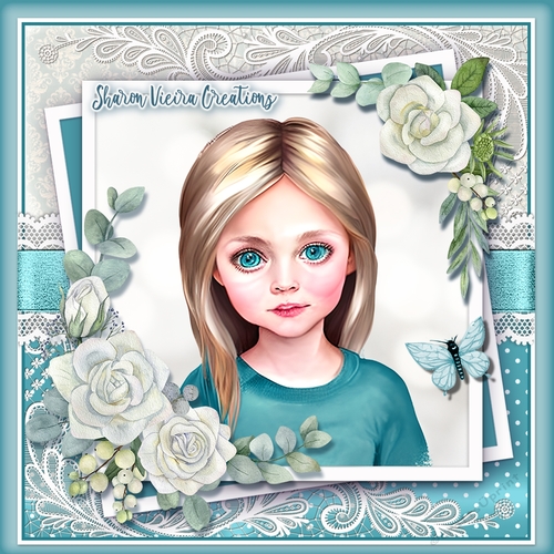 The Girl in Blue KIT-ONE - CUP1208120_2357 | Craftsuprint