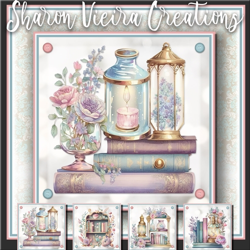 The Floral Books Complete Topper Kit - CUP1212119_2357 | Craftsuprint