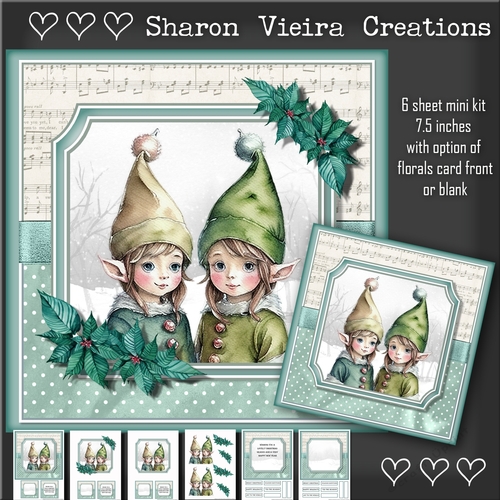 Christmas Elves Mini Kit two - CUP1215322_2357 | Craftsuprint
