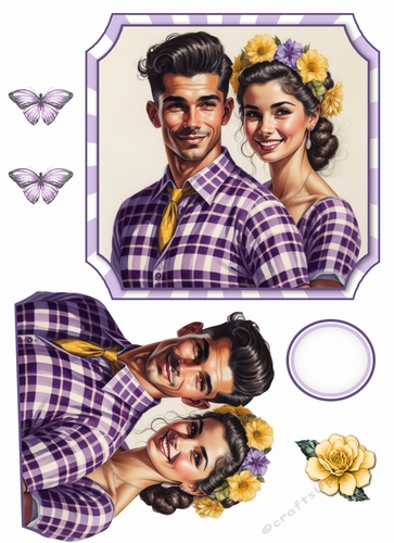 Topper Couple one - CUP1231135_2357 | Craftsuprint