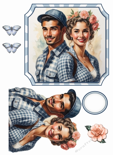 Topper Couple two - CUP1231137_2357 | Craftsuprint