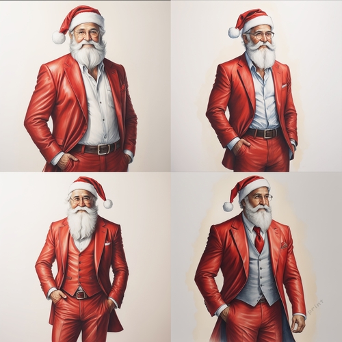 Handsome Santa - CUP1261096_2357 | Craftsuprint