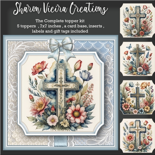 The Cross Topper kit - CUP1282387_2357 | Craftsuprint