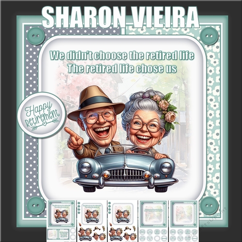 Happy Retirement - CUP1297789_2357 | Craftsuprint