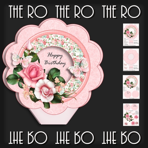 Flower Shaped Card 1 - CUP910073_2357 | Craftsuprint
