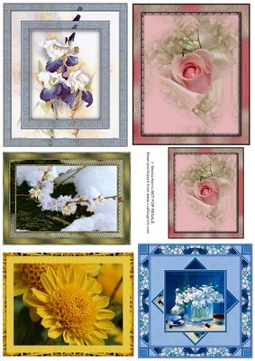 Mixed Floral Toppers - CUP216049_158 | Craftsuprint