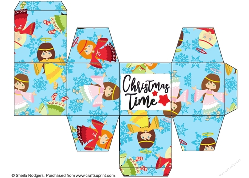 All In One Gift Box - Christmas Angels - CUP1012860_66 | Craftsuprint
