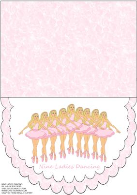 Nine Ladies Dancing - CUP112069_66 | Craftsuprint