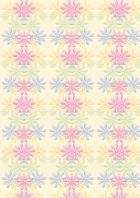 Flowered Backing Paper 8 - CUP173410_66 | Craftsuprint