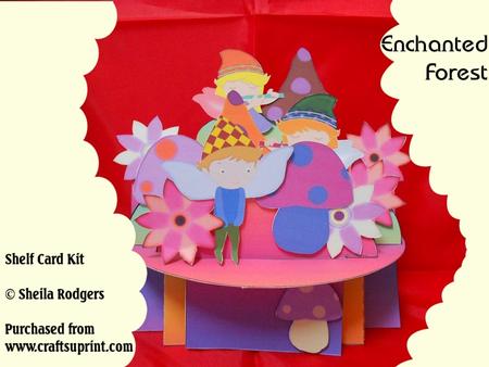 Enchanted Forest Shelf Card Kit - CUP199234_66 | Craftsuprint