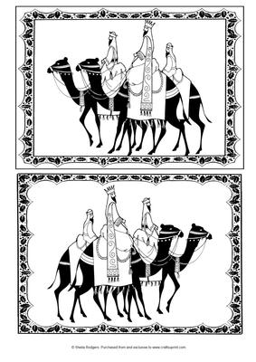 Digital Stamps - Three Wise Men - CUP271186_66 | Craftsuprint