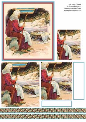 His First Cuddle - CUP28677_66 | Craftsuprint