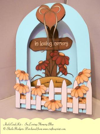 Arch Card Kit - in Loving Memory Blue - CUP289510_66 | Craftsuprint