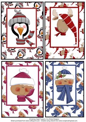 Christmas Head Toppers 2 - CUP29279_66 | Craftsuprint